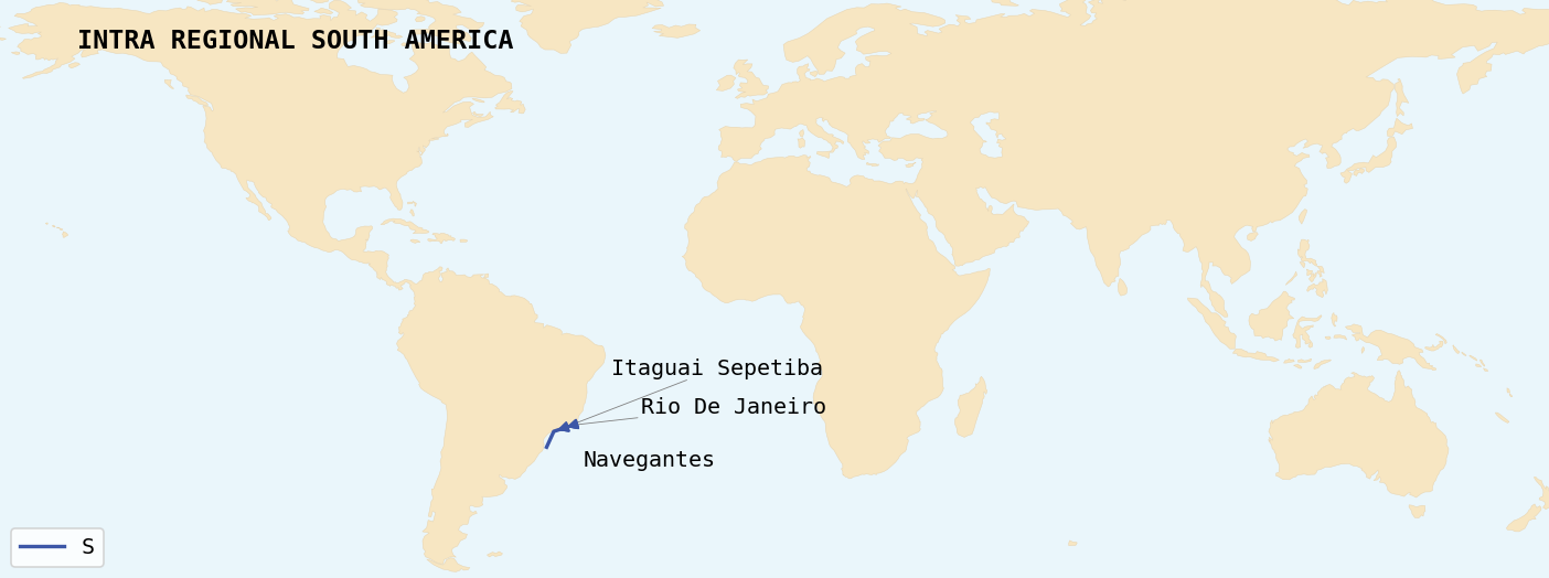 IRL - INTRA REGIONAL SOUTH AMERICA – Caucedo to Paramaribo container ...